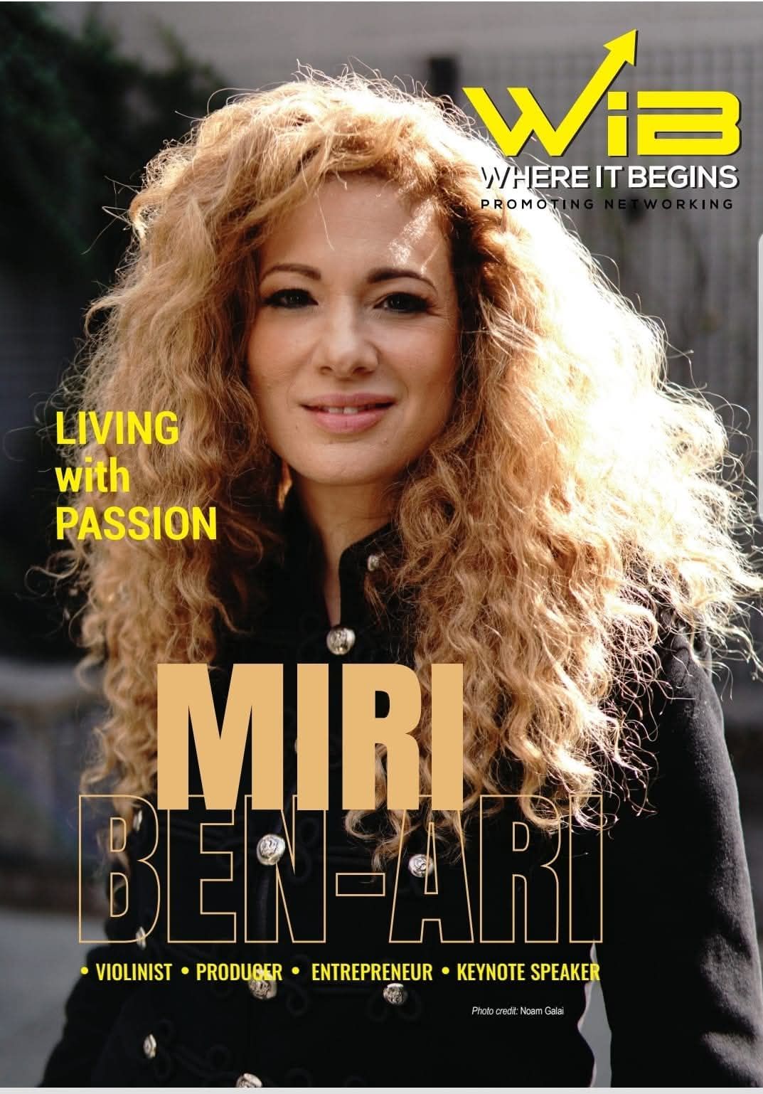 Where it Begins 39th Issue with Miri-Ben-Ari on Cover – Where It Begins